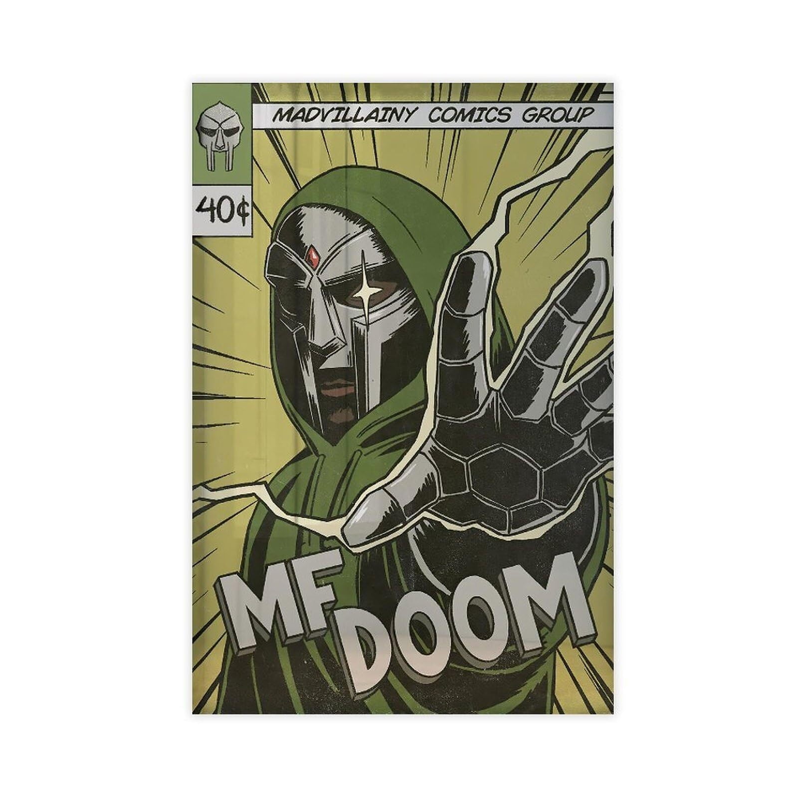 MF DOOM Poster 3 Album Cover Posters Rap Music Poster Wall Art Room ...