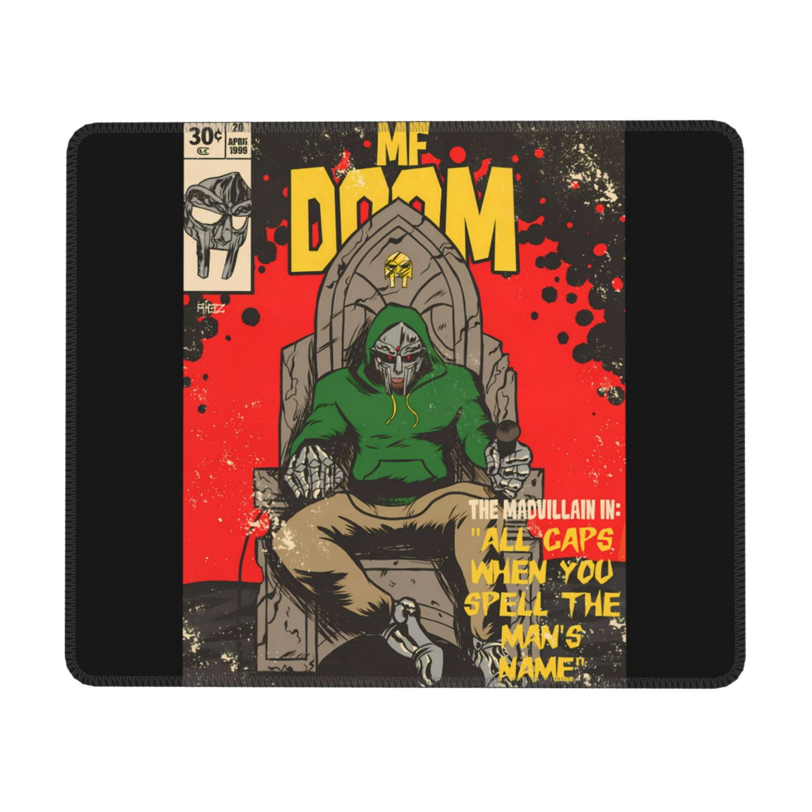 MF DOOM Mouse Pad Square Mouse Pad for Desk Soft Computer Mouse Mat ...