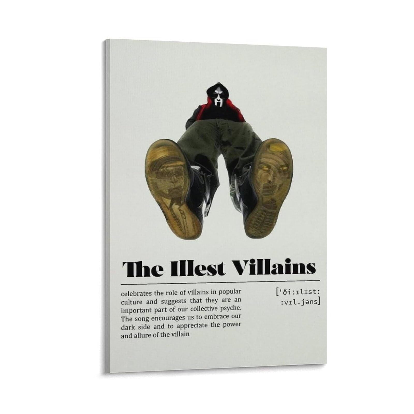 MF DOOM The Illest Villains Canvas Poster Bedroom Decoration Landscape ...