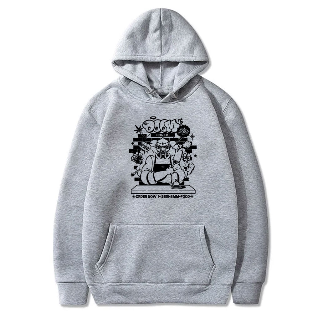 MF Doom Chef Hoodies Mm Food Logo Pullovers Cosplay Women Men Fashion ...