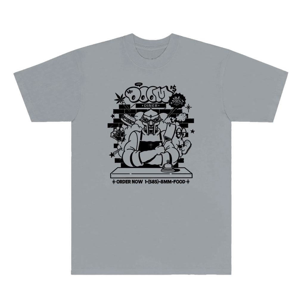 MF Doom Chef T-Shirts Mm Food Logo Tee Cosplay Women Men Fashion HipHop ...