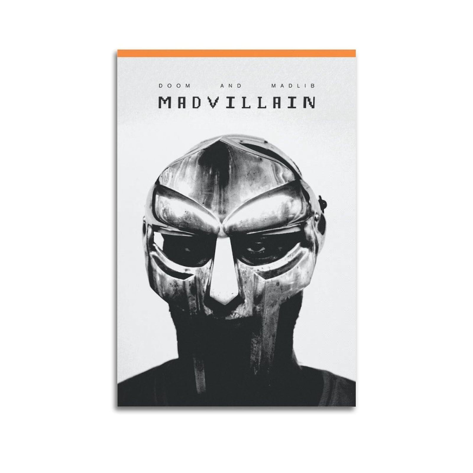 MF Doom 'Madvillain' Poster Hip-hop Rapper Poster Art Canvas For ...