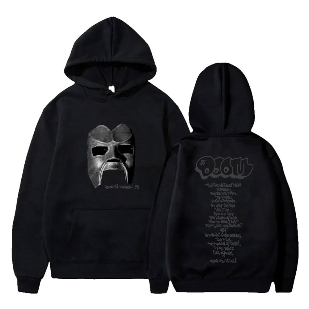 MF Doom Mask 25 Hoodies Cosplay Women Men Fashion HipHop Pullovers ...