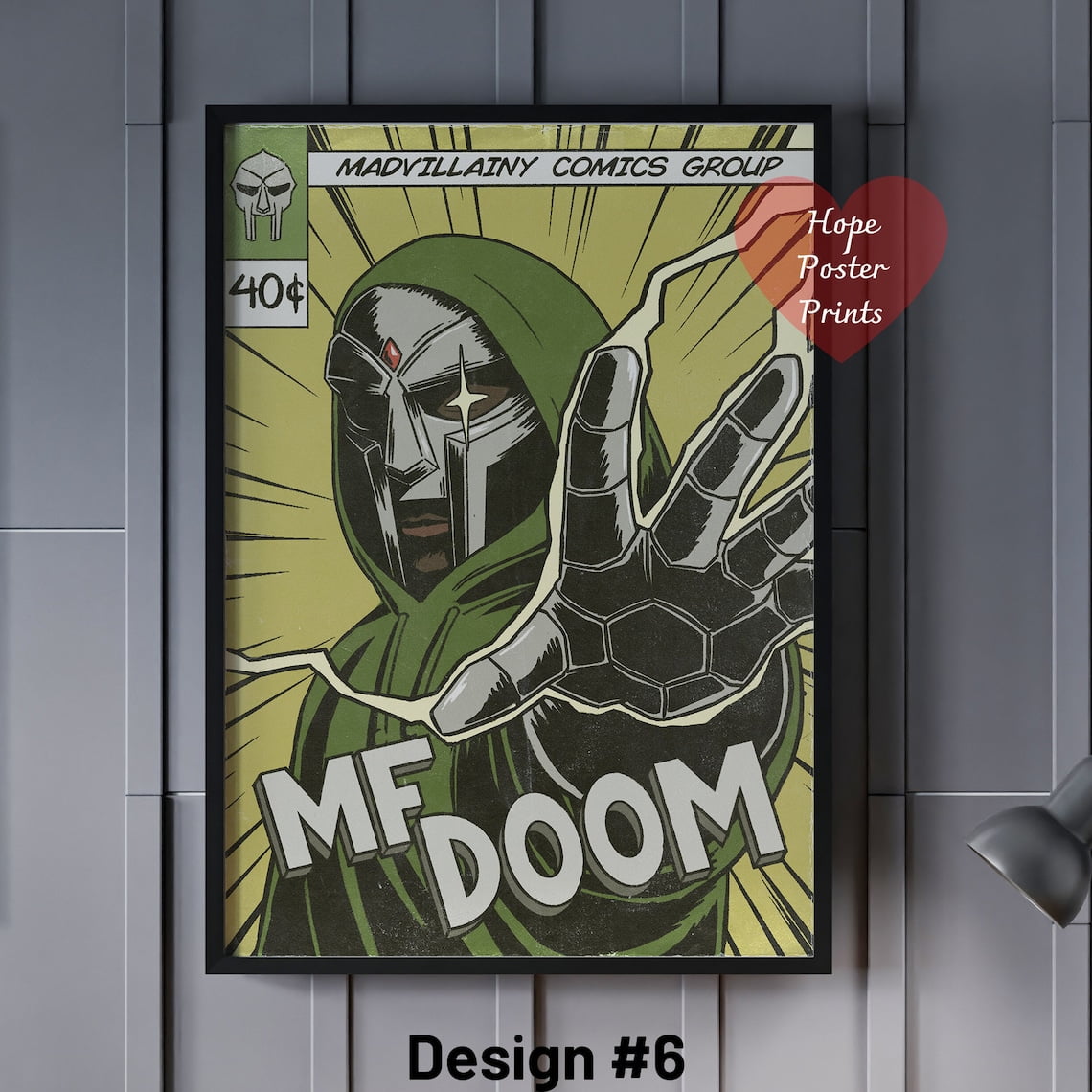 MF Doom Poster, MF Doom Mm Food and Madvillainy Album, Mf Doom Print ...