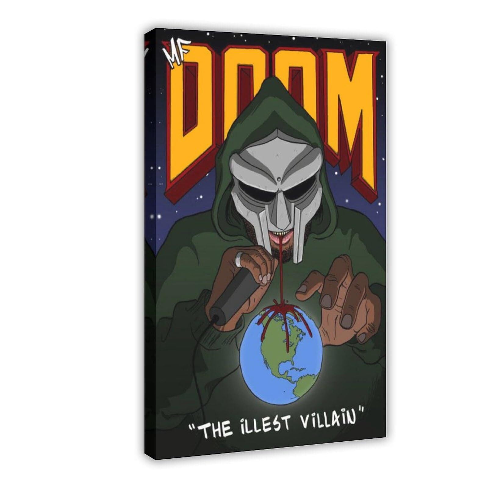 MF Doom Retro Poster HD Canvas Posters on Canvas Wall Art Poster for ...