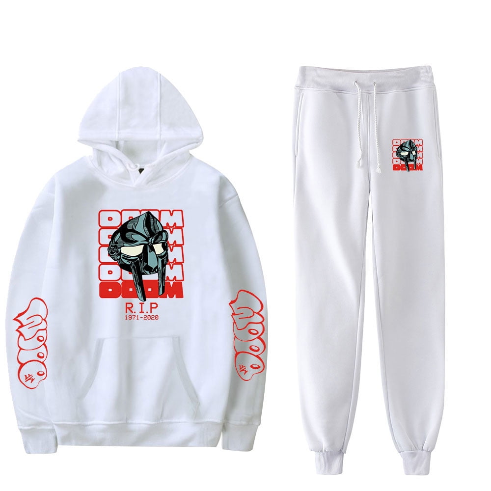 MF Doom Sweatshirt Unisex Two Piece Set Hoodie+Jogger Pant Fashion ...