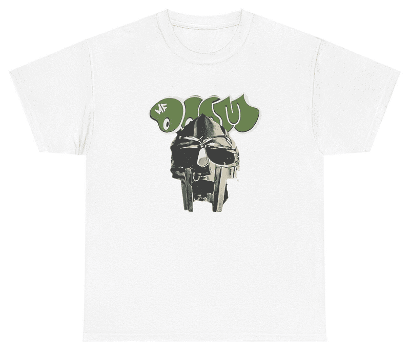 MF Doom T Shirt MF Doom Merch Graphic 90s Retro Figure Pump Cover Gift Tee - Walmart.com