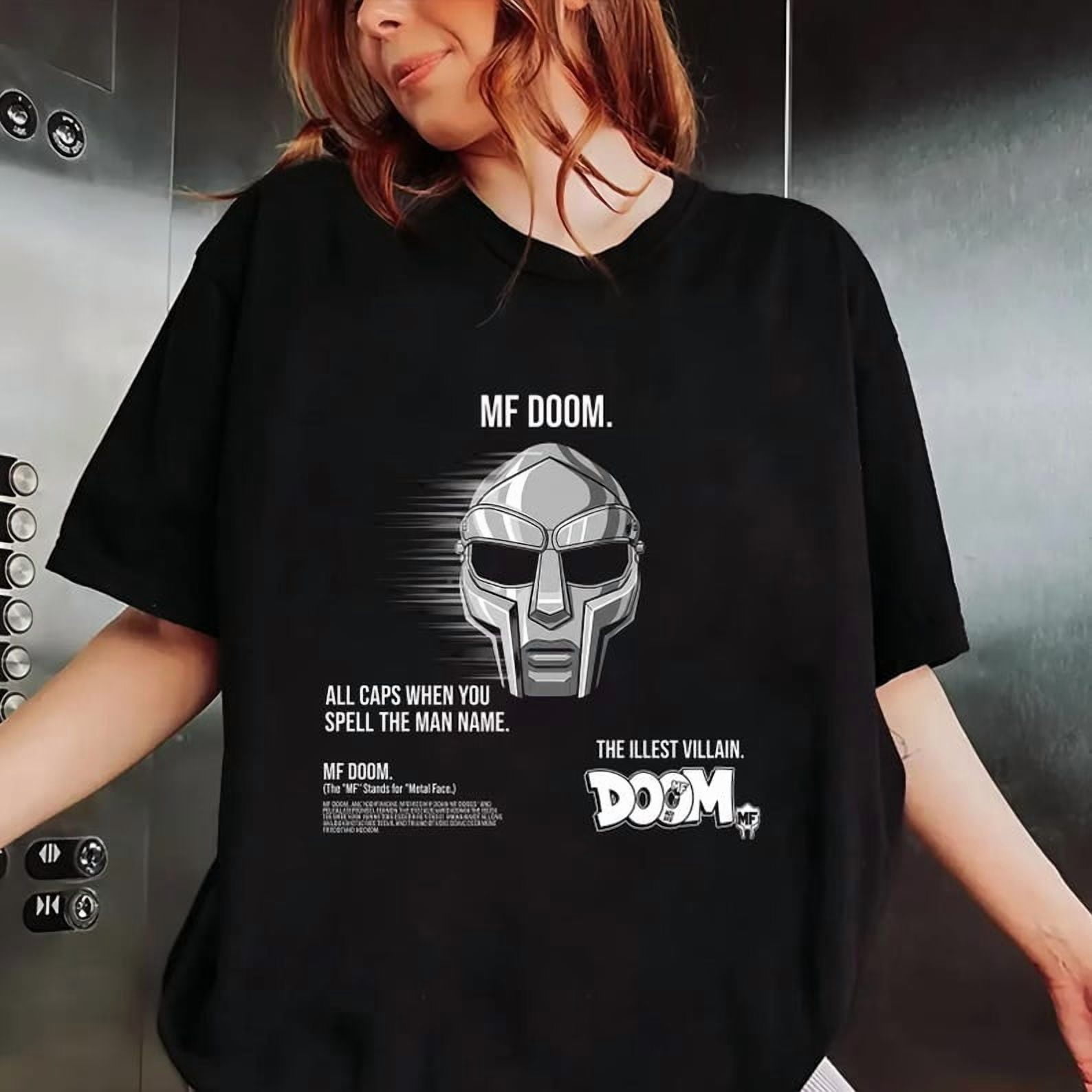 MF Doom T-Shirt -- MF Doom Merch - Rap Music Shirt - Madvillainy Demos ...