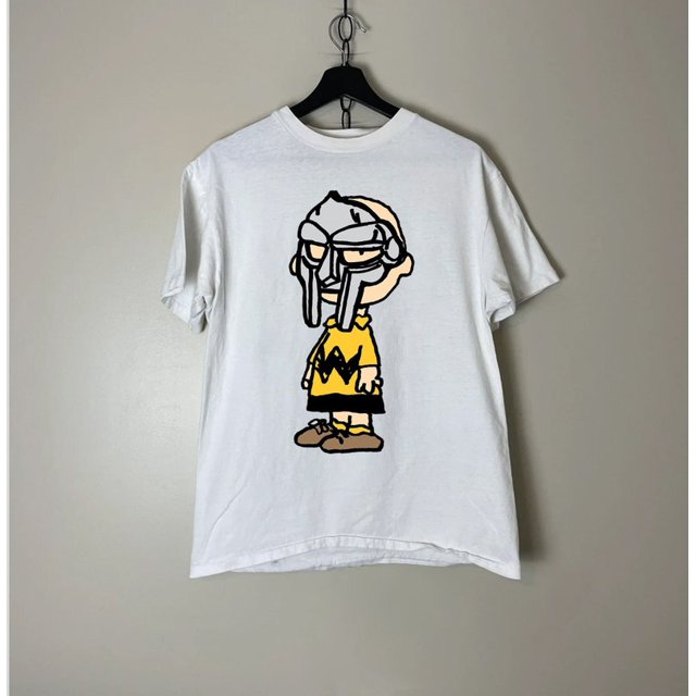MF Doom x Charlie Brown shirt, MF Doom All Caps Madvillain Vintage 90s ...