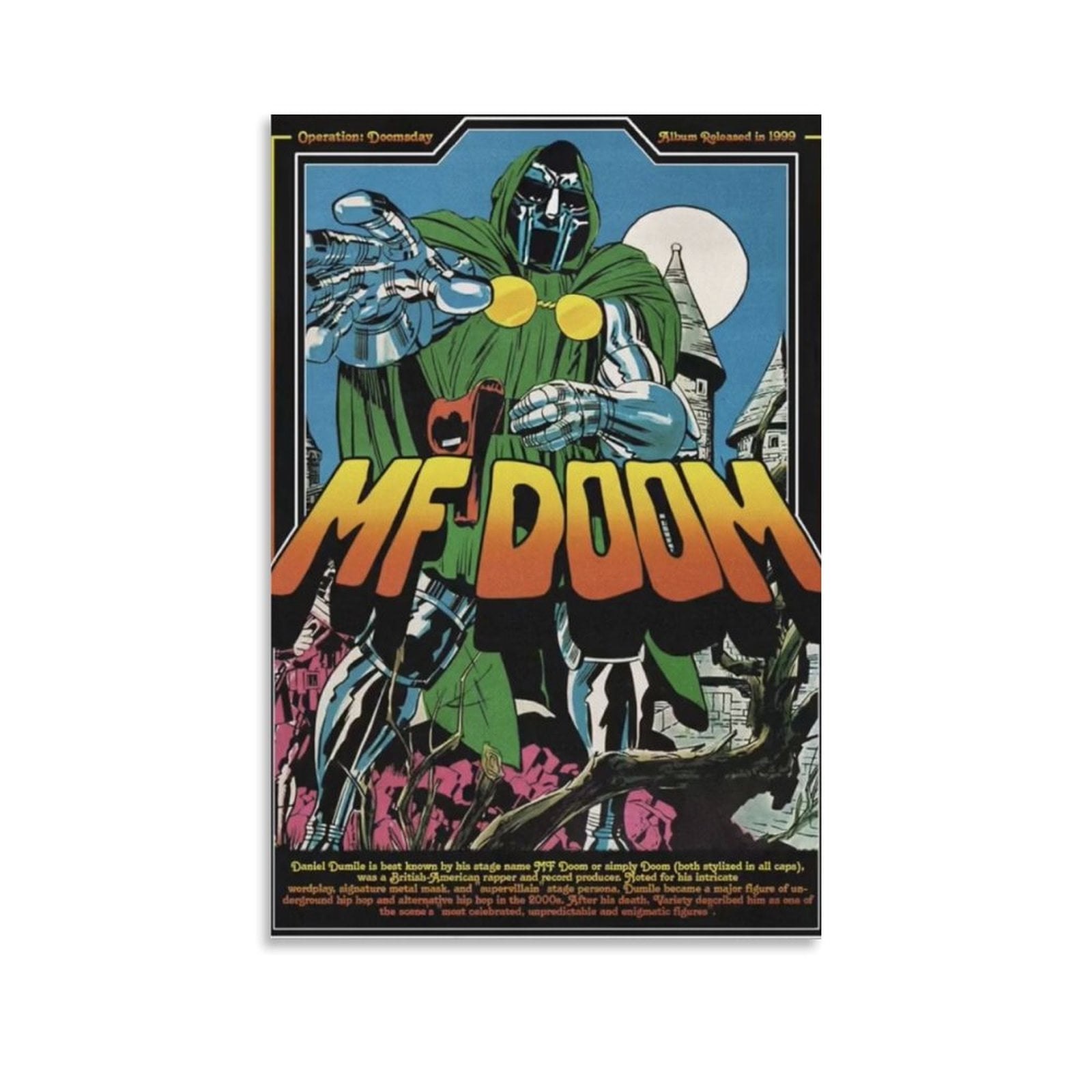 MF Doomsday (4) Painting Vintage Poster Picture Print Wall Art Poster ...