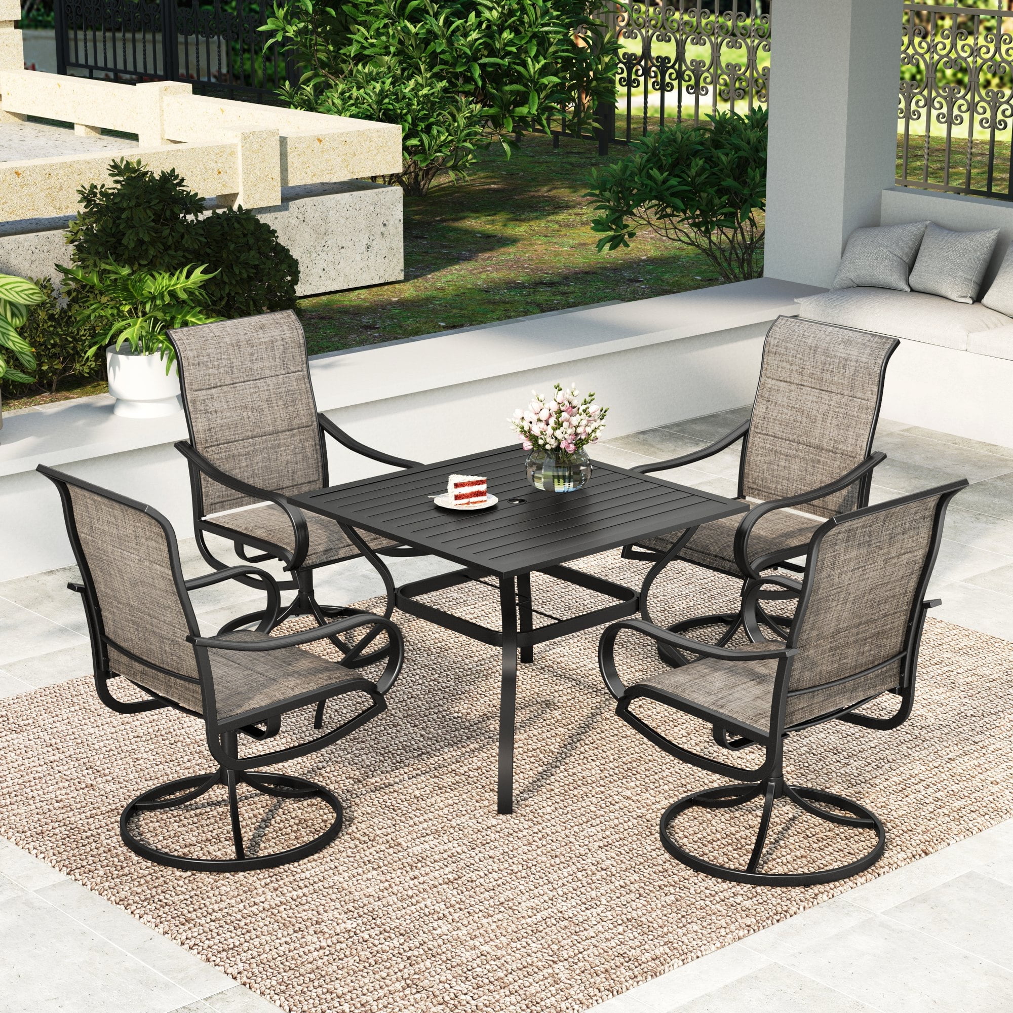 MF Studio 5-Piece Outdoor Patio Dining Set with Philippines | Ubuy