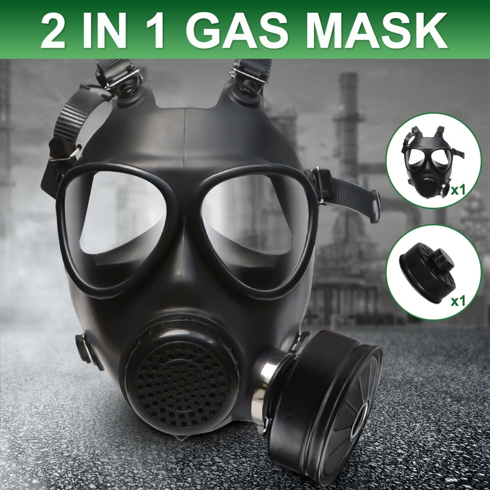 MF11B 2 in 1 Full Face Gas Mask Facepiece For Spray Painting Respirator ...