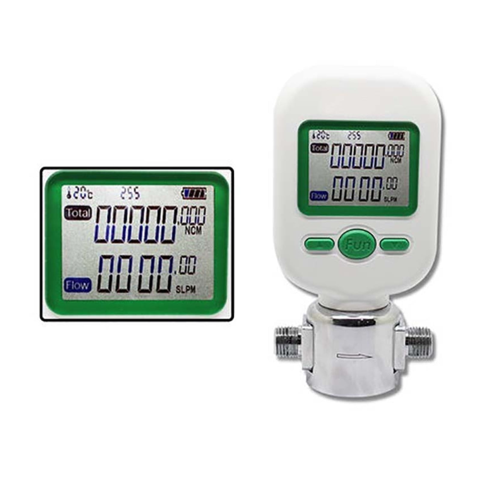 MF5706 10L/min 25L/min Mass Air Oxygen Flow Sensor Meter Electronic ...