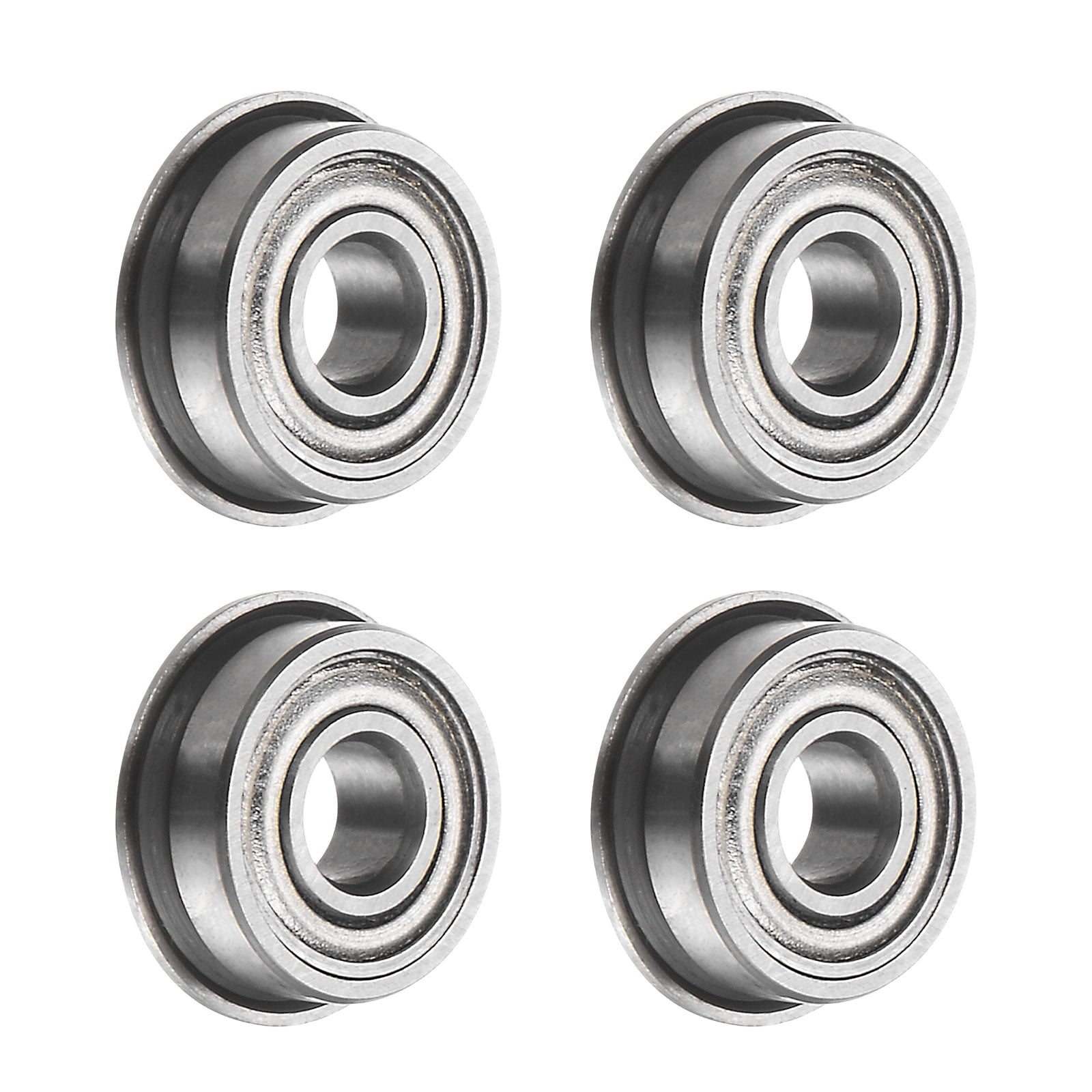MF83ZZ Flanged Ball Bearing, 3x8x3mm Chrome Steel Double Shielded ABEC1 ...