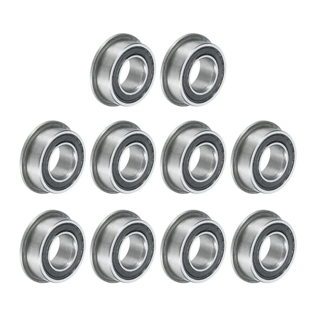 MF85-2RS Flanged Ball Bearing 5x8x2.5mm Double Sealed Chrome Steel ...