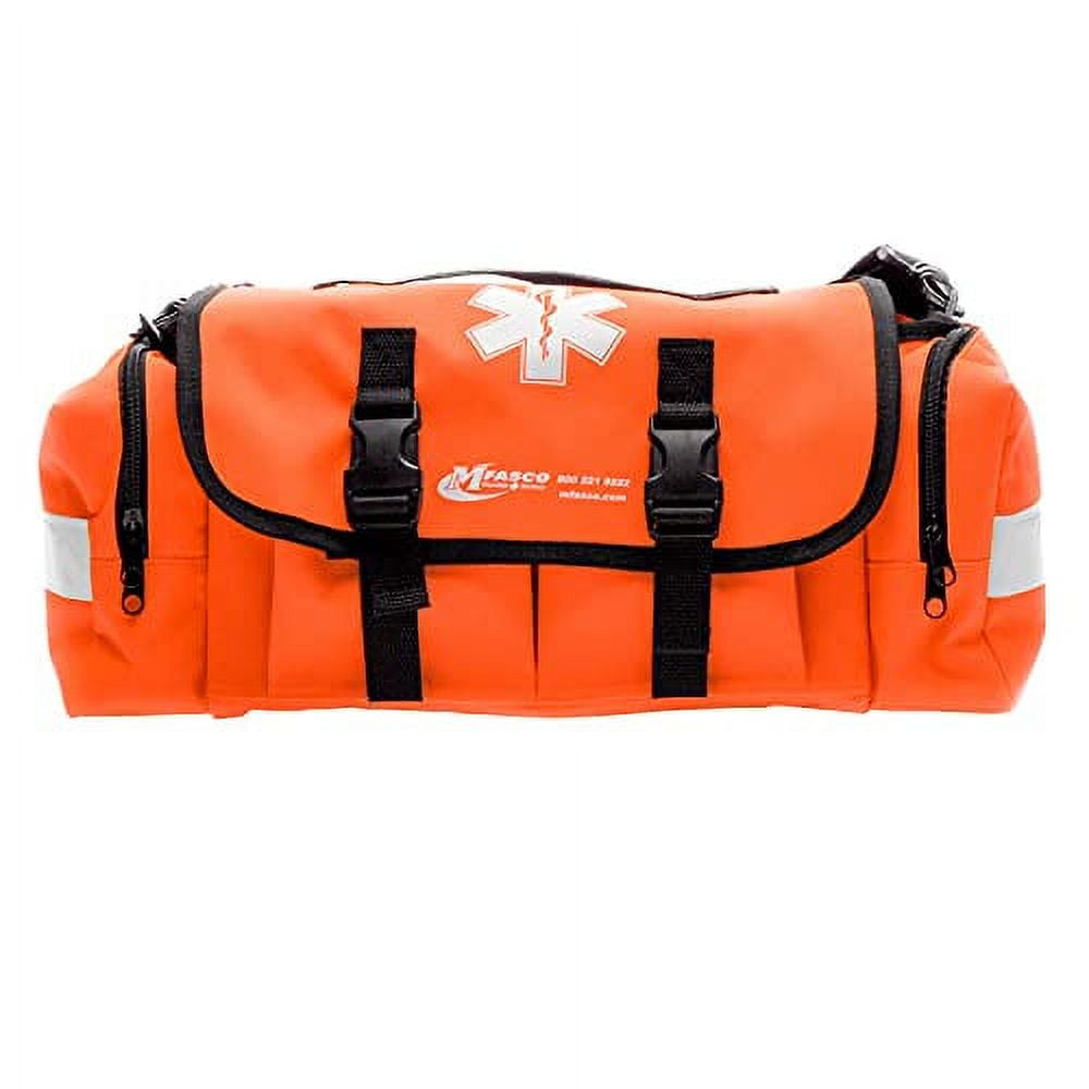 MFASCO Portable Large First Aid Kit - Fully Stocked EMT Style Bag, 250 ...