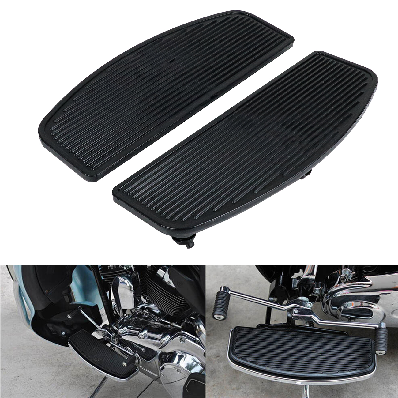 MFC Front Rubber Rider Insert Footboard Floorboard Foot Peg Footrest ...