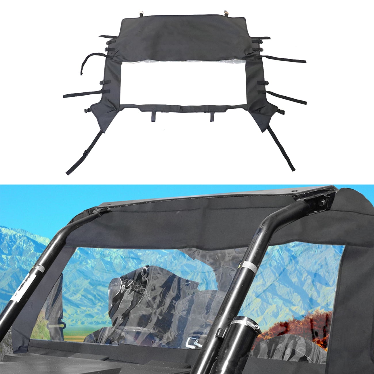 MFC Middle Clear Rear Wind Guard Rear Windshield Rear Window Compatible ...