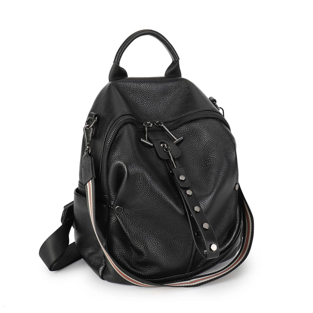 MFFOR Leather Backpacks Purse for Women, Lightweight Convertible ...