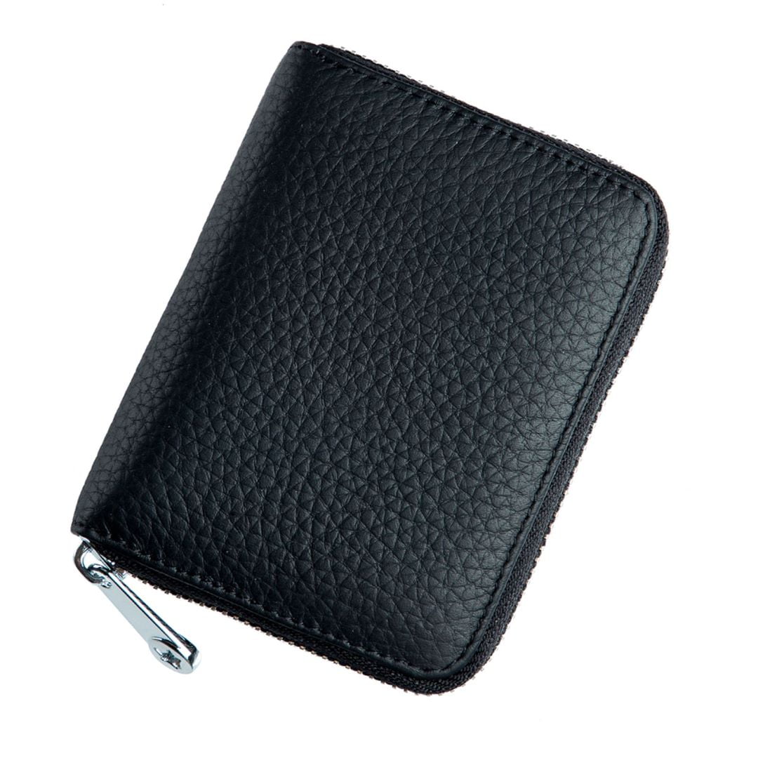 MFFOR Leather Coin Pouch Purse for Women Mini Travel Change Wallet, Black - Walmart.com