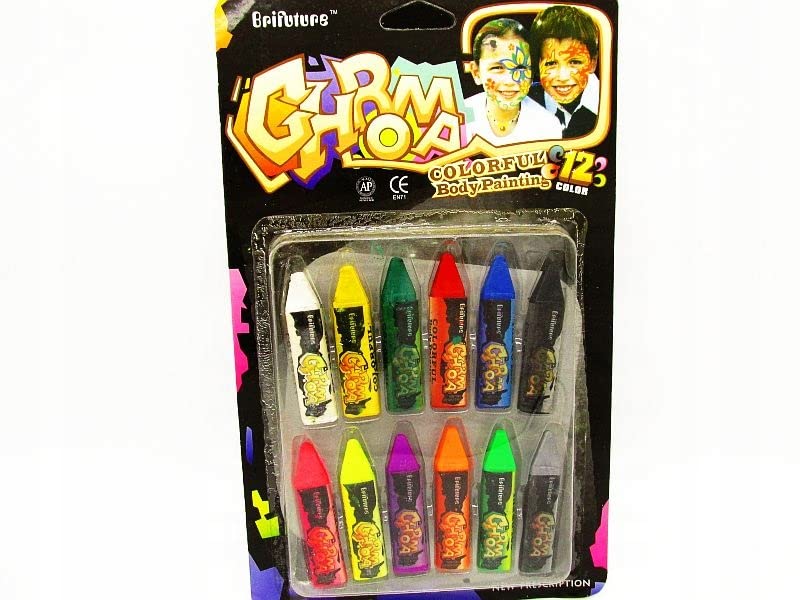 MFH Crafts Face and Body Paint Crayons Easy To Use In Stick Form For ...