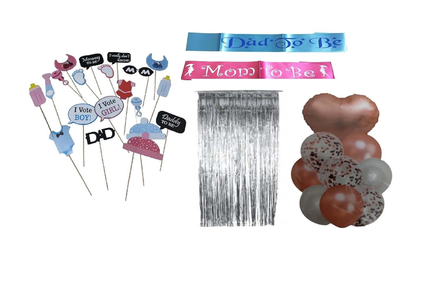 MFH Mom to Be Sash Dad to Be Sash AND Baby Shower Props AND Decoration ...