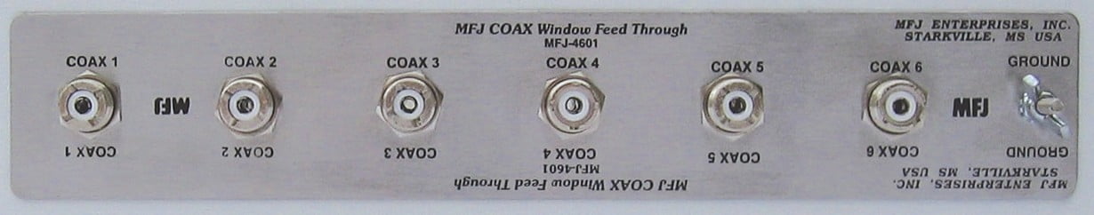 MFJ-4601 Ham Radio WINDOW ANTENNA FEEDTHRU, BASIC PANEL - Walmart.com