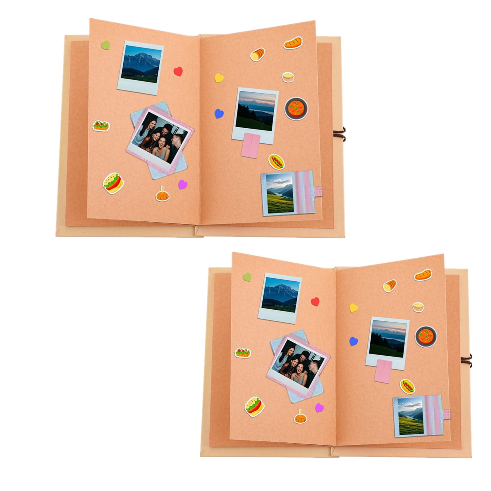 MFJESEAA 2 Pack Scrapbook Albums 21*15 cm Small Photo Album with DIY ...