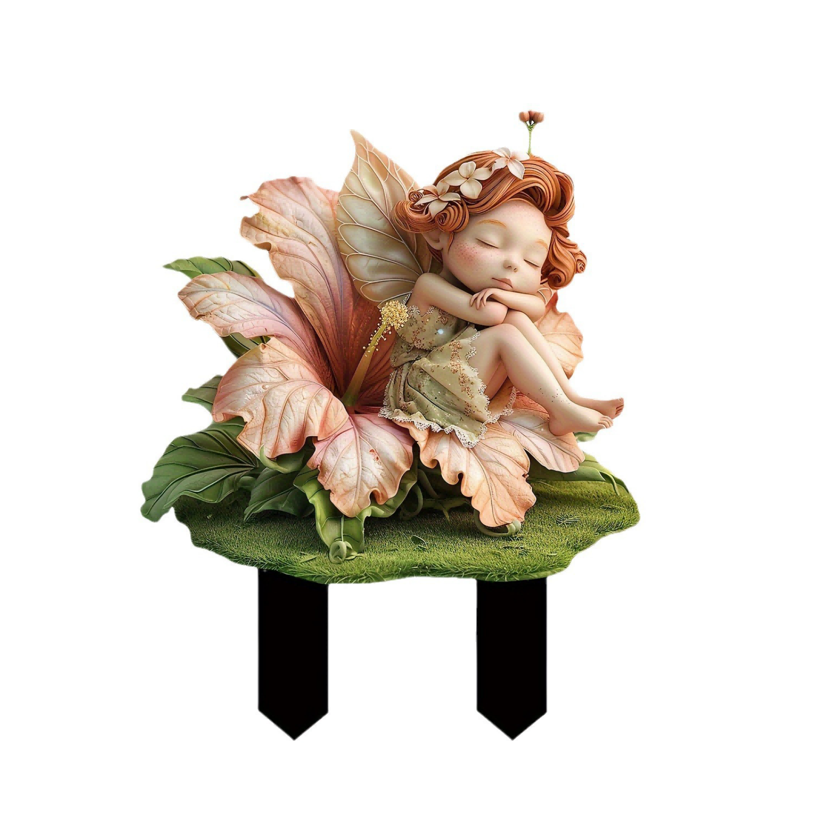 MFJESEAA Elegant Acrylic Fairy Garden Statue: and Scratch Home for ...