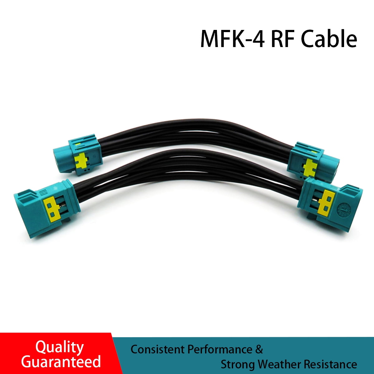 MFK-4 RF Coaxial Cable with 4-Pin Blue-green Connectors (50mm ...