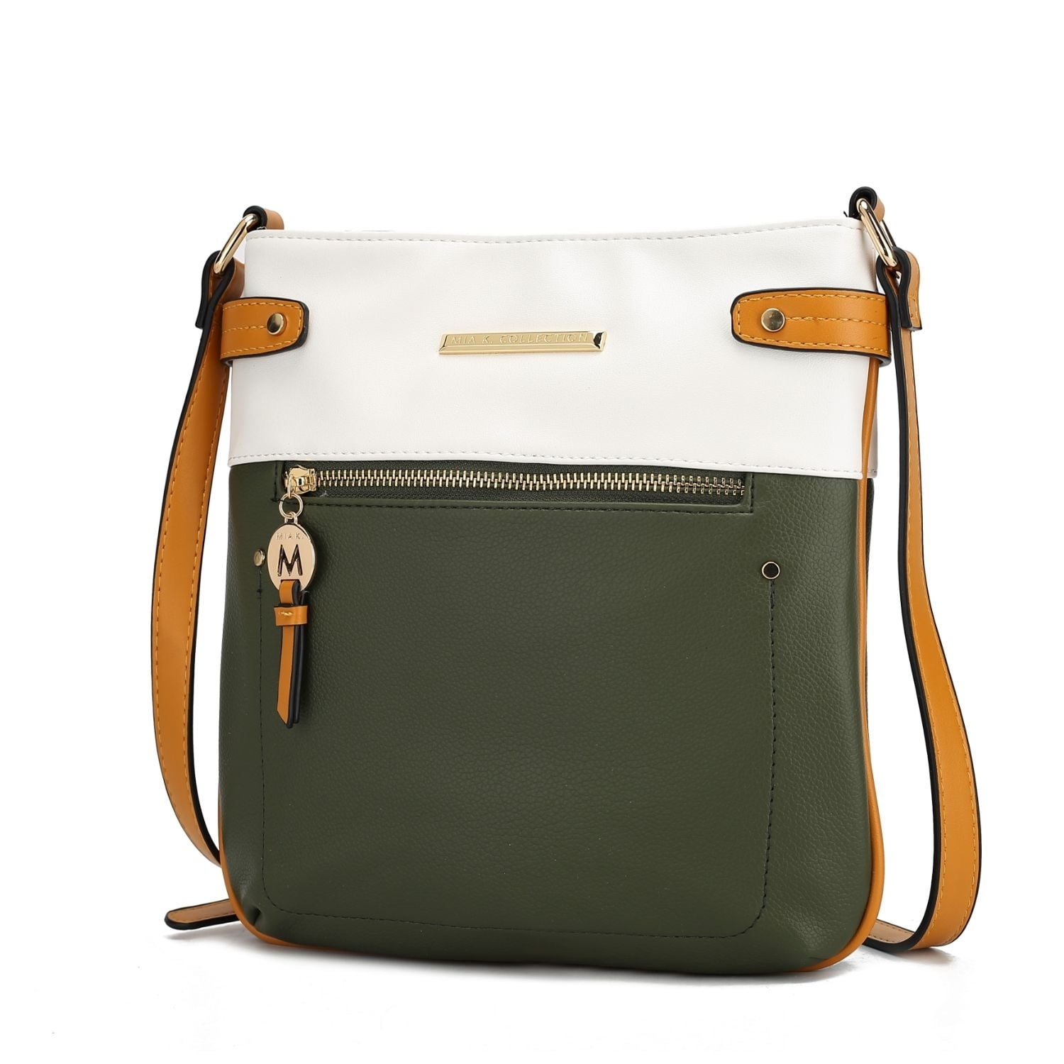 MFK Collection Camilla Crossbody Handbag by Mia K - Walmart.com