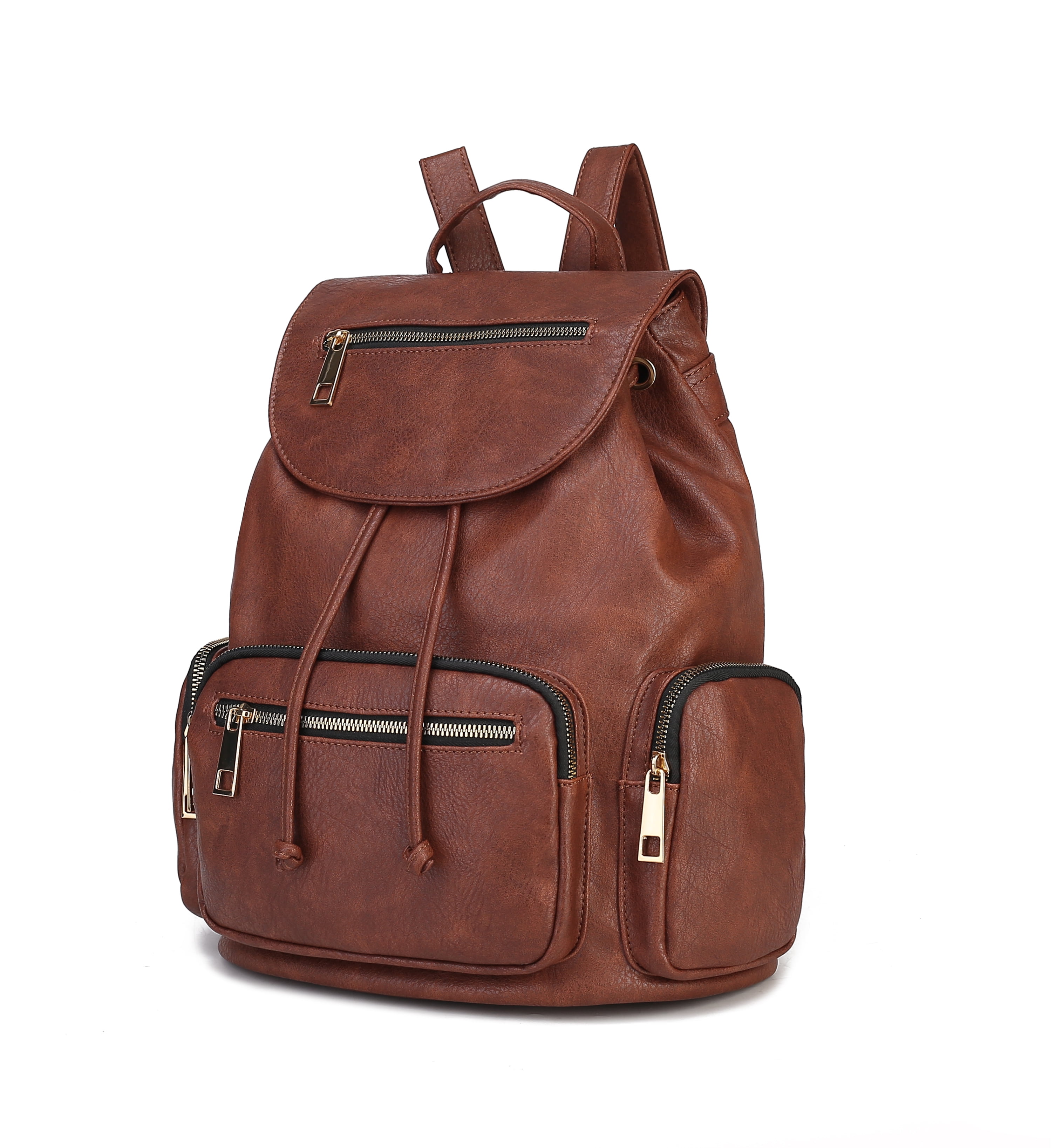 MFK Collection Caroline Backpack by Mia K. - Brown - Walmart.com