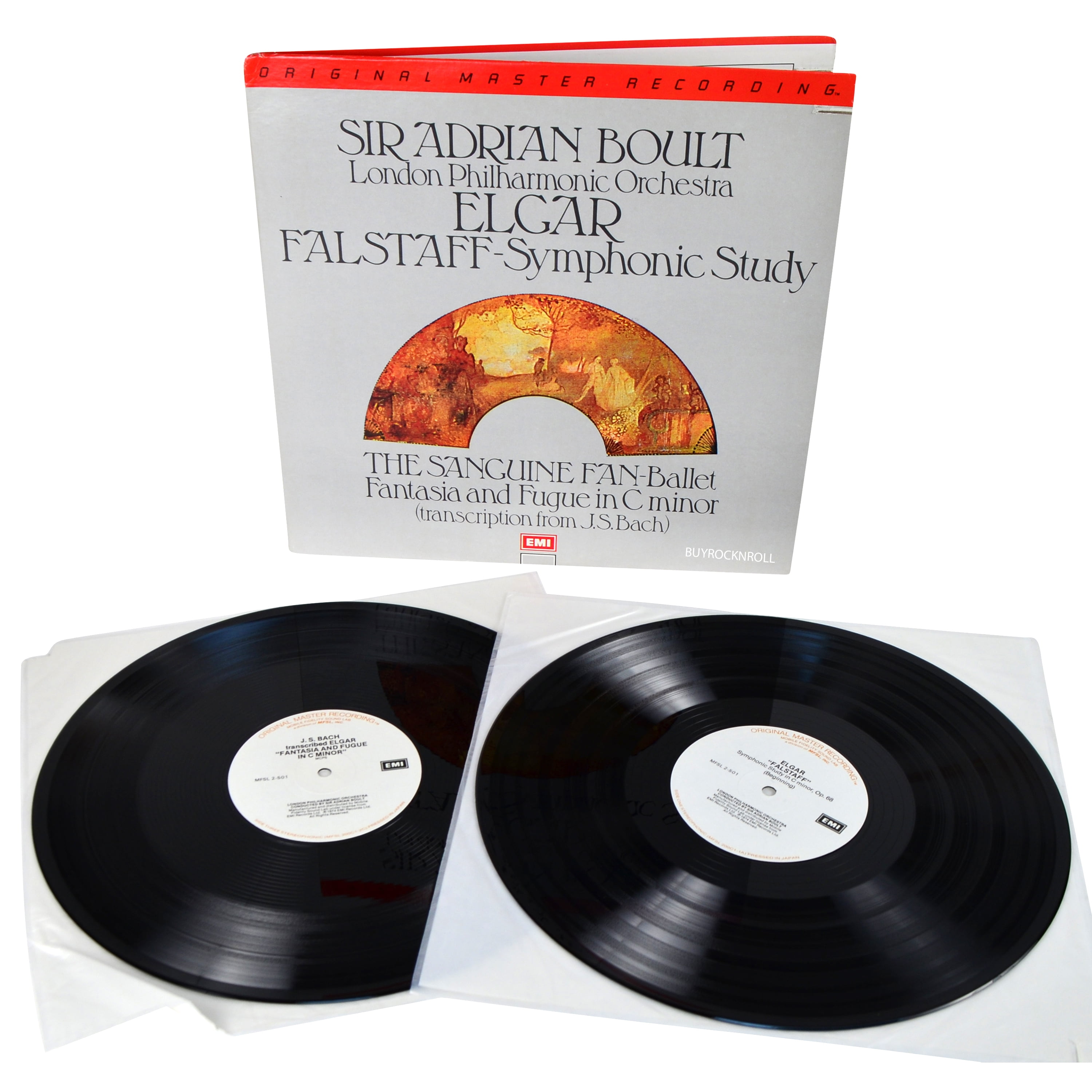 MFSL 1981 Mobile Fidelity Adrian Boult Elgar Falstaff Symphonic Study ...