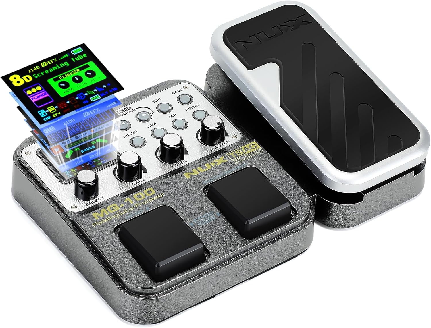 MG-100 Professional Multi Effects Guitar Pedal, Guitar Effects Pedal ...