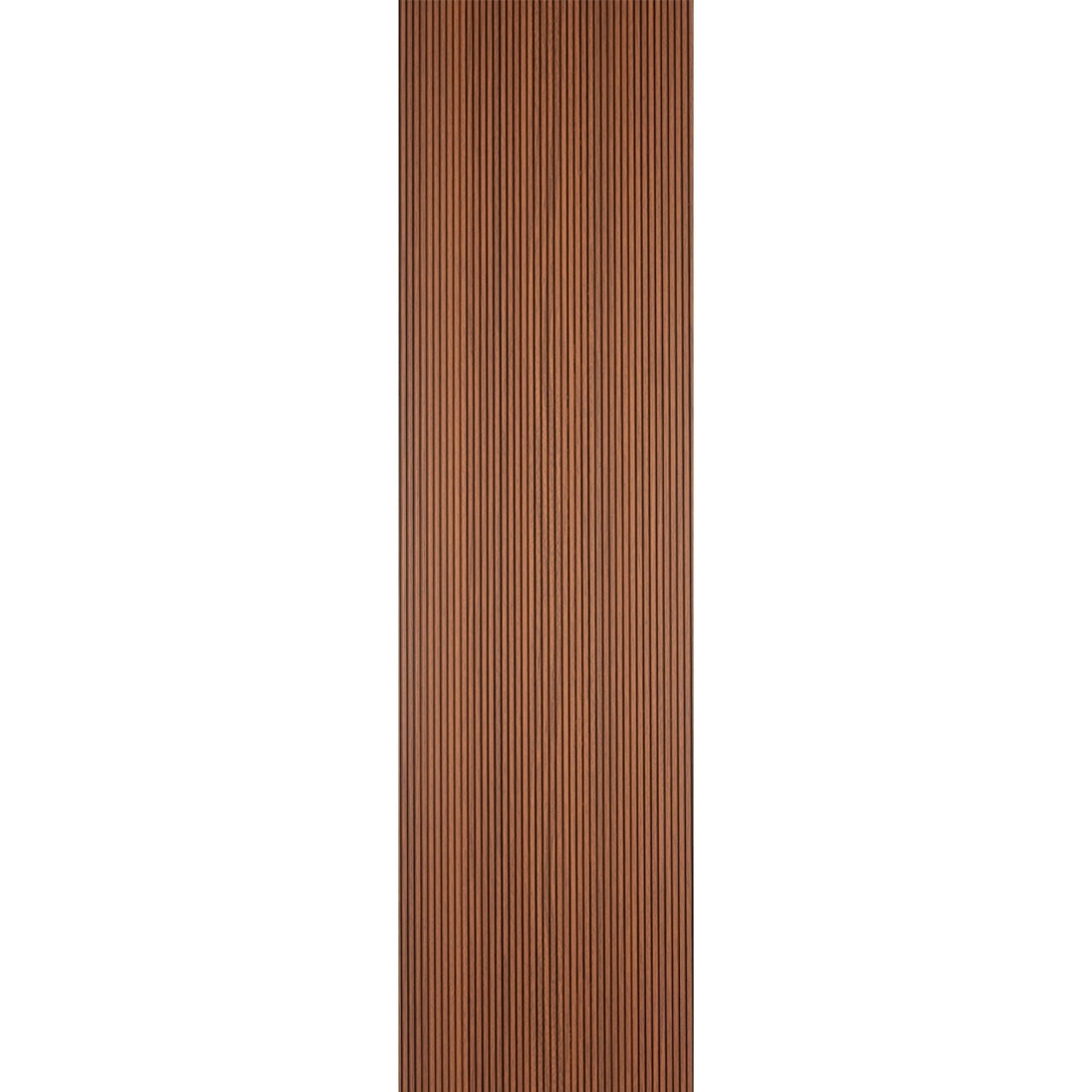 MG-2010 Rounded Mini Slats Mahogany Polystyrene Wood Slat Walls (93 Sq ...