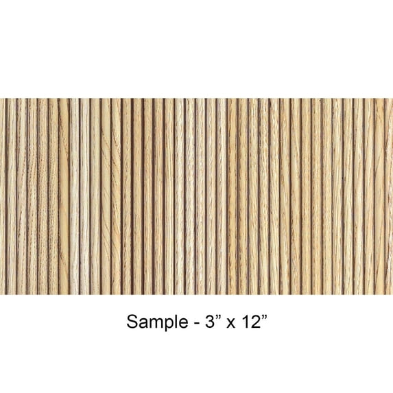 MG-2014 Rounded Mini Slats Maple Polystyrene Wood Slat Walls 3 in x 12 ...