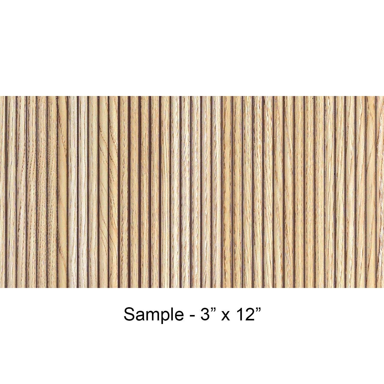 MG-2014 Rounded Mini Wood Slat Walls Sample 3 in x 12 in, Maple - 1 ...