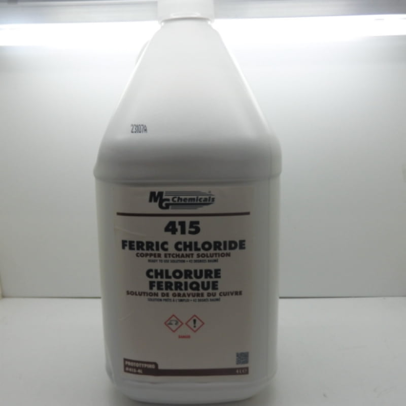 MG Chemicals 4L Ferric Chloride Copper Etchant Solution 415-4L - Walmart.com