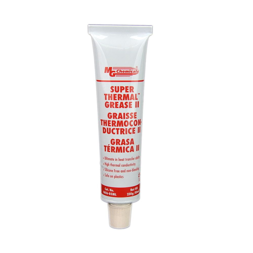 MG Chemicals 8616-85ML Cream Super Thermal Grease II, Silicone Free and ...