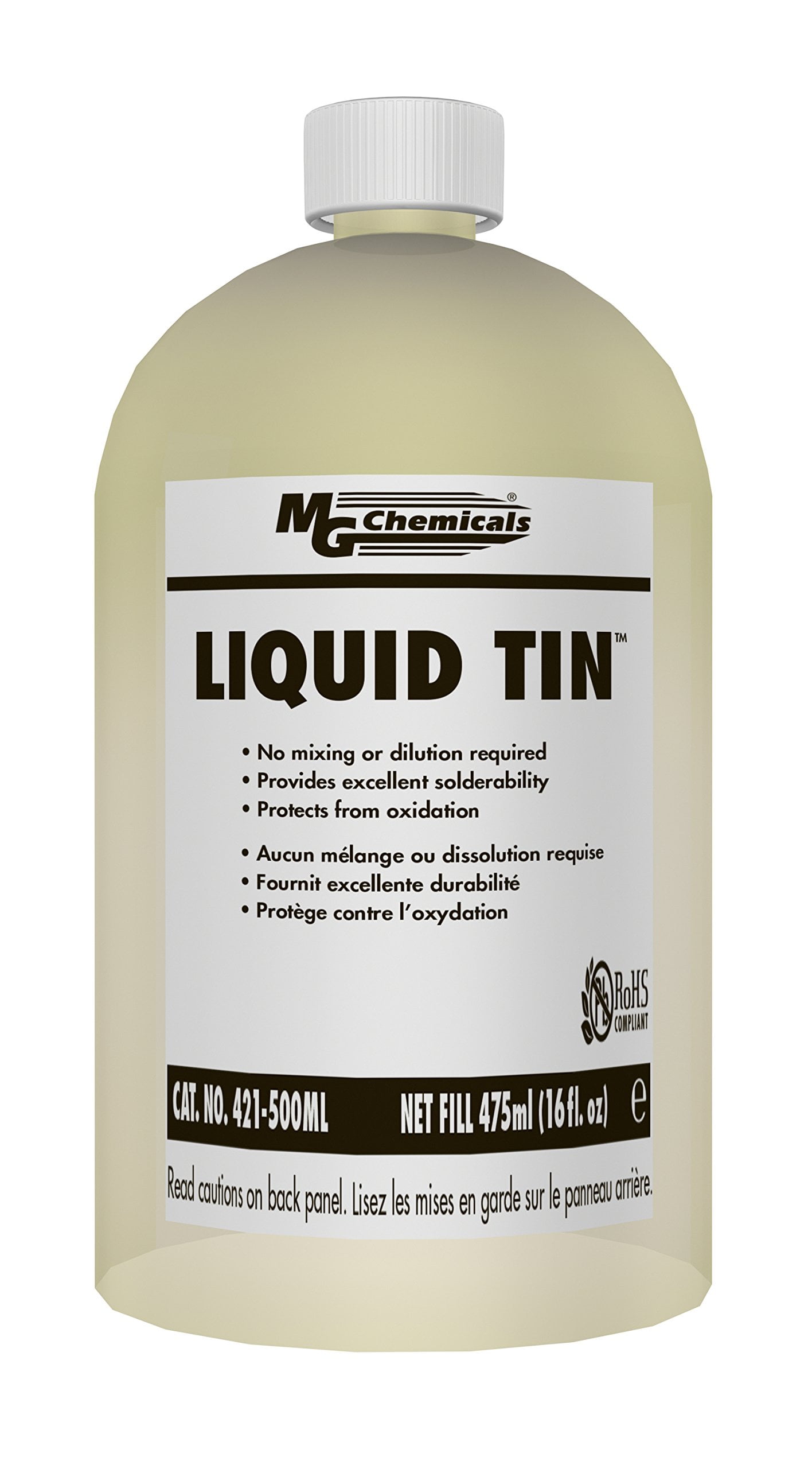 MG Chemicals Liquid Tin, 475 ml Bottle - Walmart.com