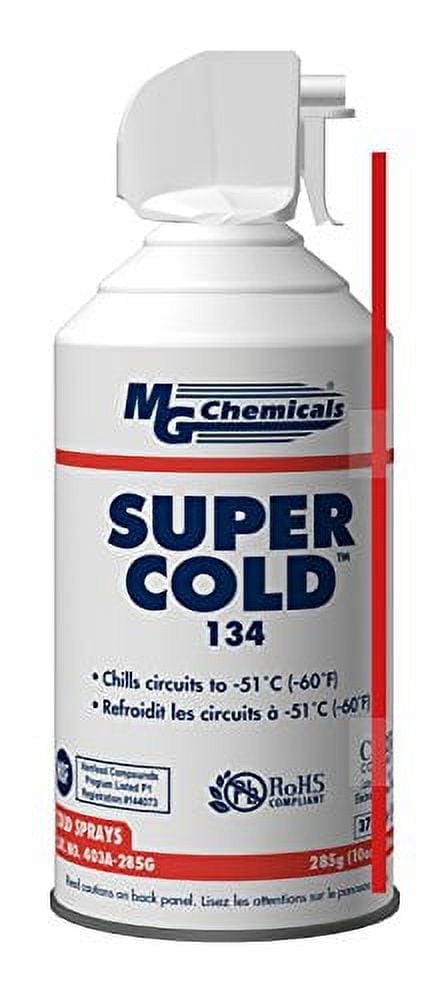 MG Chemicals Super Cold 134 Freeze Spray for Electronics, 285g (10 Oz ...