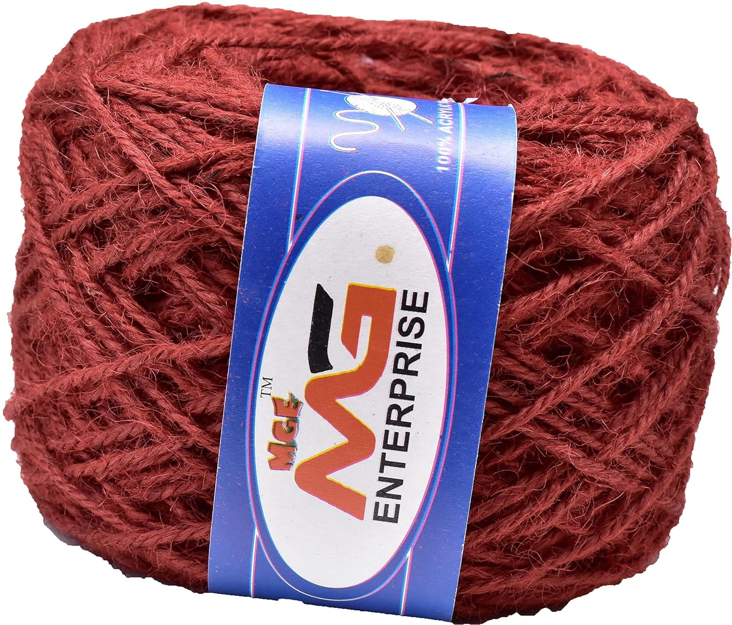 MG ENTERPRISE 3 PlyTwisted Macrame Jute CordDori Thread Magenta 100 mtr ...