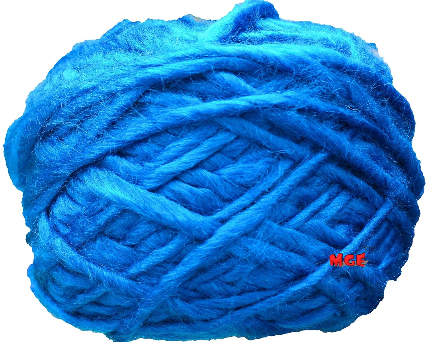 MG ENTERPRISE Knitting Roving Yarn Medium Thick Wool Dark Blue 100 gm ...