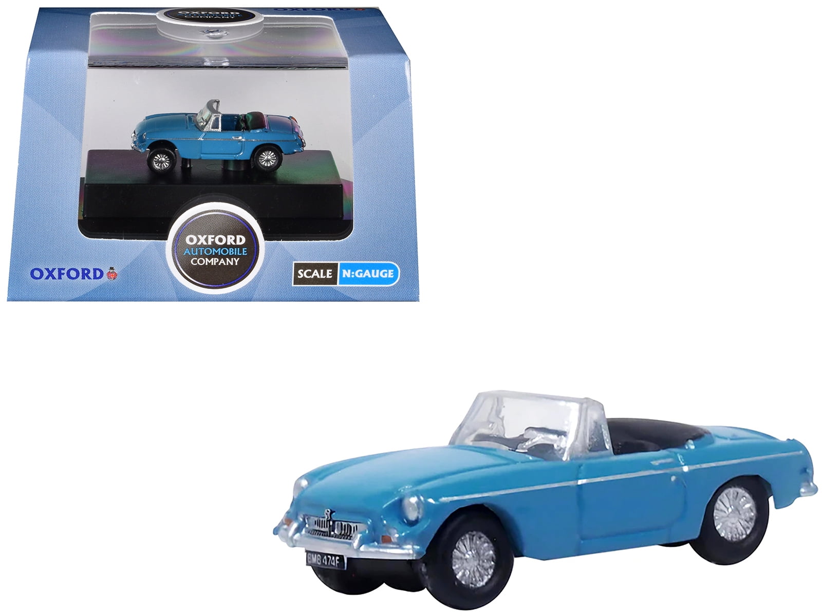 MG MGB Roadster RHD (Right Hand Drive) Iris Blue 1/148 (N) Scale ...