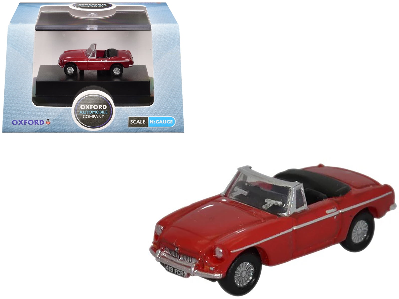 MG MGB Roadster RHD (Right Hand Drive) Tartan Red 1/148 (N) Scale ...