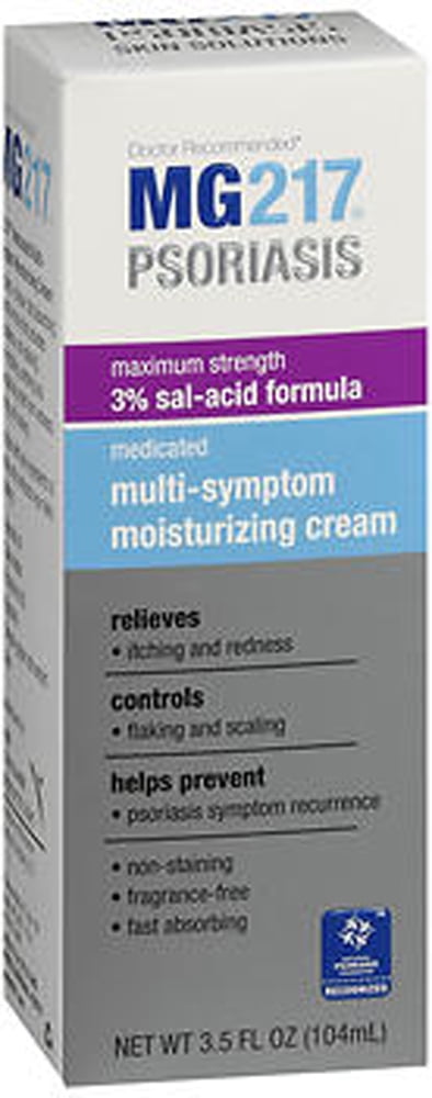 MG217 Medicated Psoriasis Cream 3.5 oz, Multi-Symptom Relief with ...