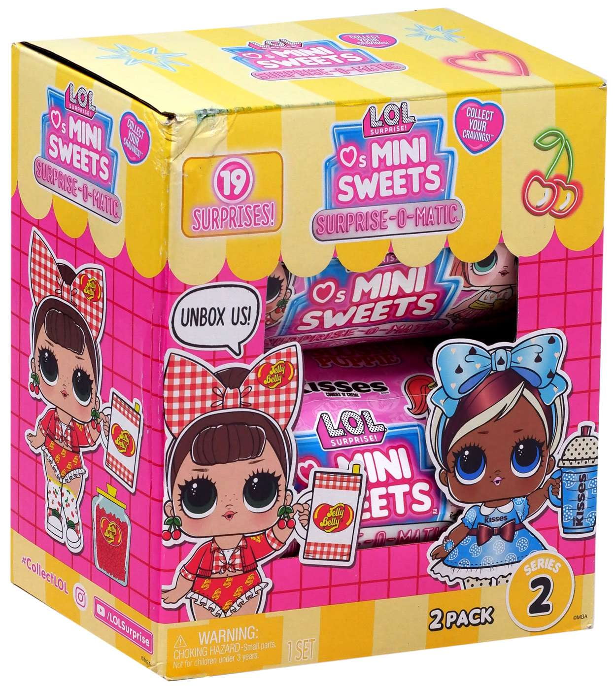 MGA Entertainment LOL Mini Sweets Surprise-O-Matic Dolls, Series 2, 18 ...