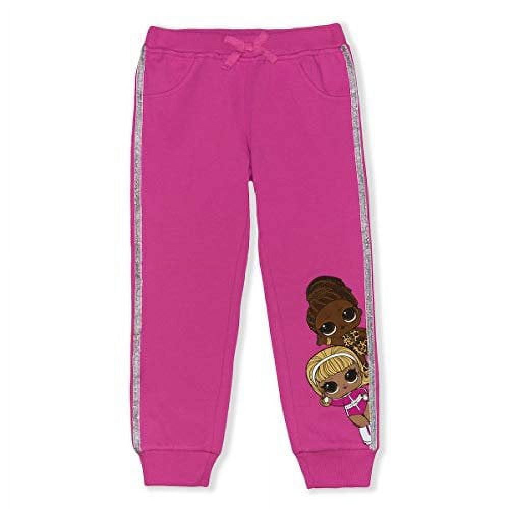 MGA Girl's 2-Pack LOL Surprise Fashion Jogger Pant Set, Pink/Grey, Size ...