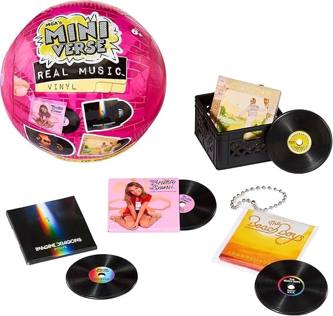 MGA Miniverse - Mystery Mini Vinyl Record Collectible Set – 4 Playable ...