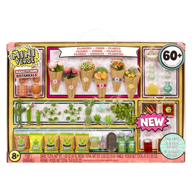 MGA's Miniverse Make It Mini Botanicals Mini Collectibles , Ages 8 ...